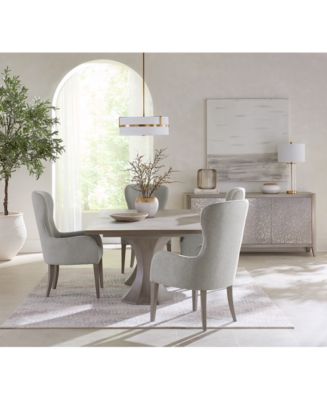 Cornelia 5-Pc. Dining Set (Rectangular Table & 4 Tufted Arm Chairs) - Macy's
