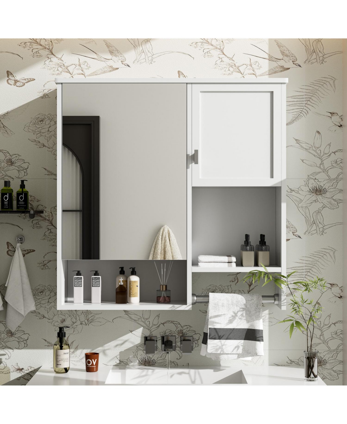 Click here for Modern Wall Mount Medicine Cabinet with Mirror and... prices