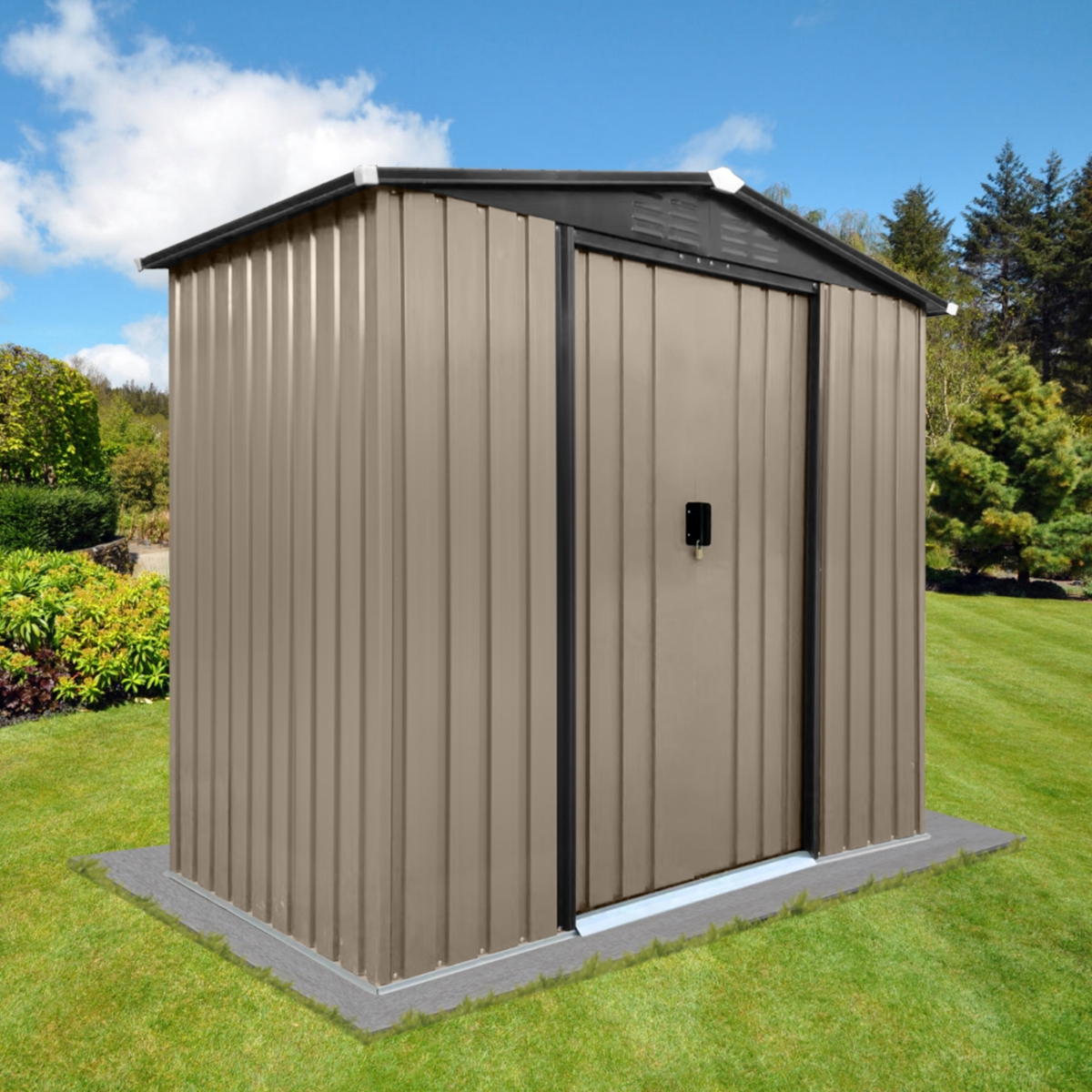 Click here for Streamdale Outdoor storage sheds 4FTx6FT Apex roof... prices