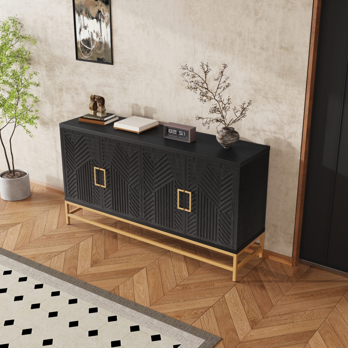 Click here for Streamdale Retro Sideboard with Adjustable Shelves... prices