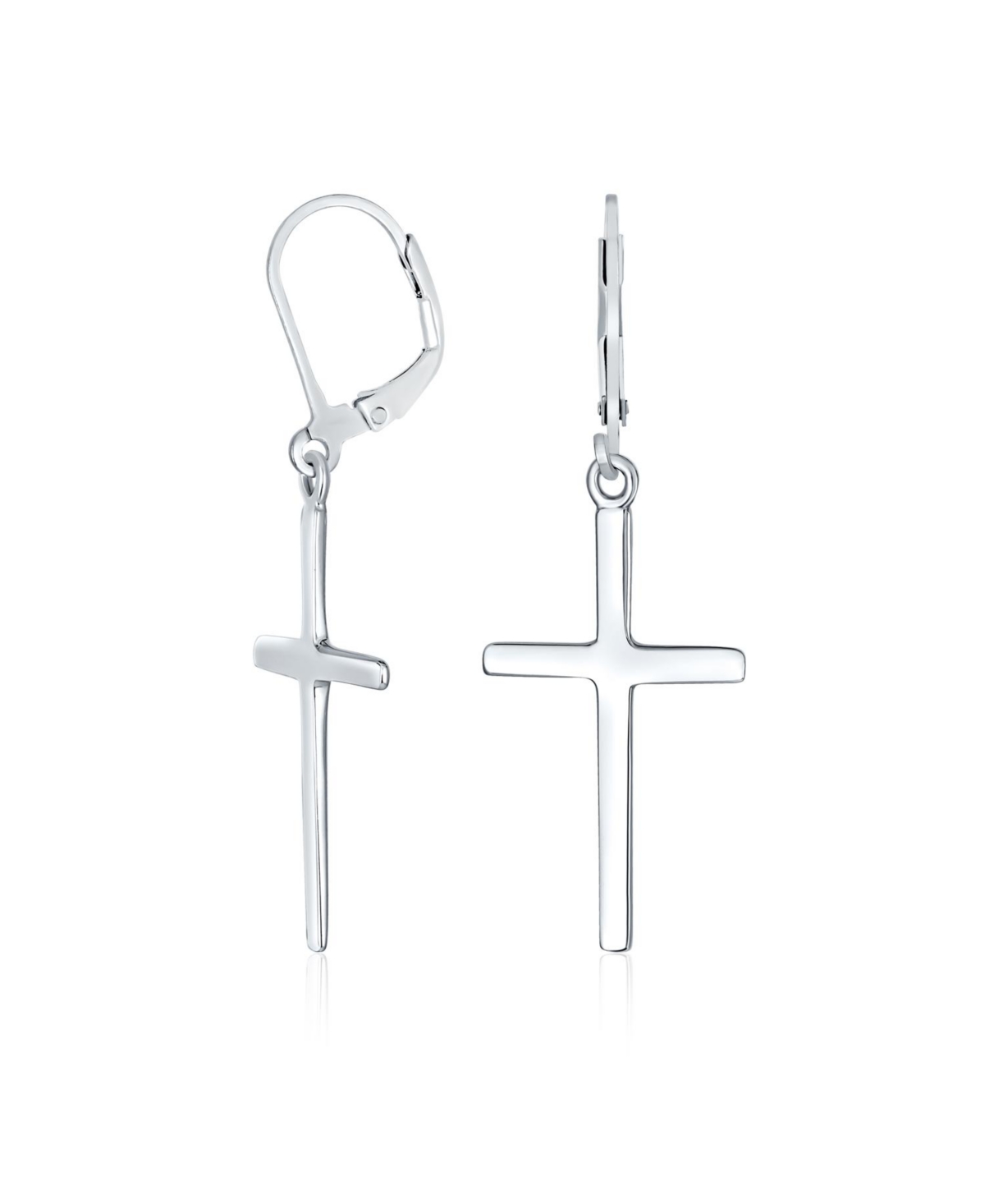 Click here for Bling Jewelry Sterling Silver Religious Cross Dang... prices