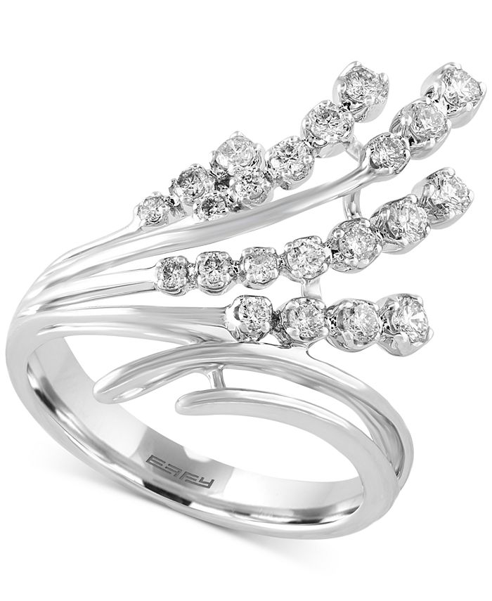 EFFY Collection Pavé Classica by EFFY® Diamond Waterfall Ring (1/2 ct ...