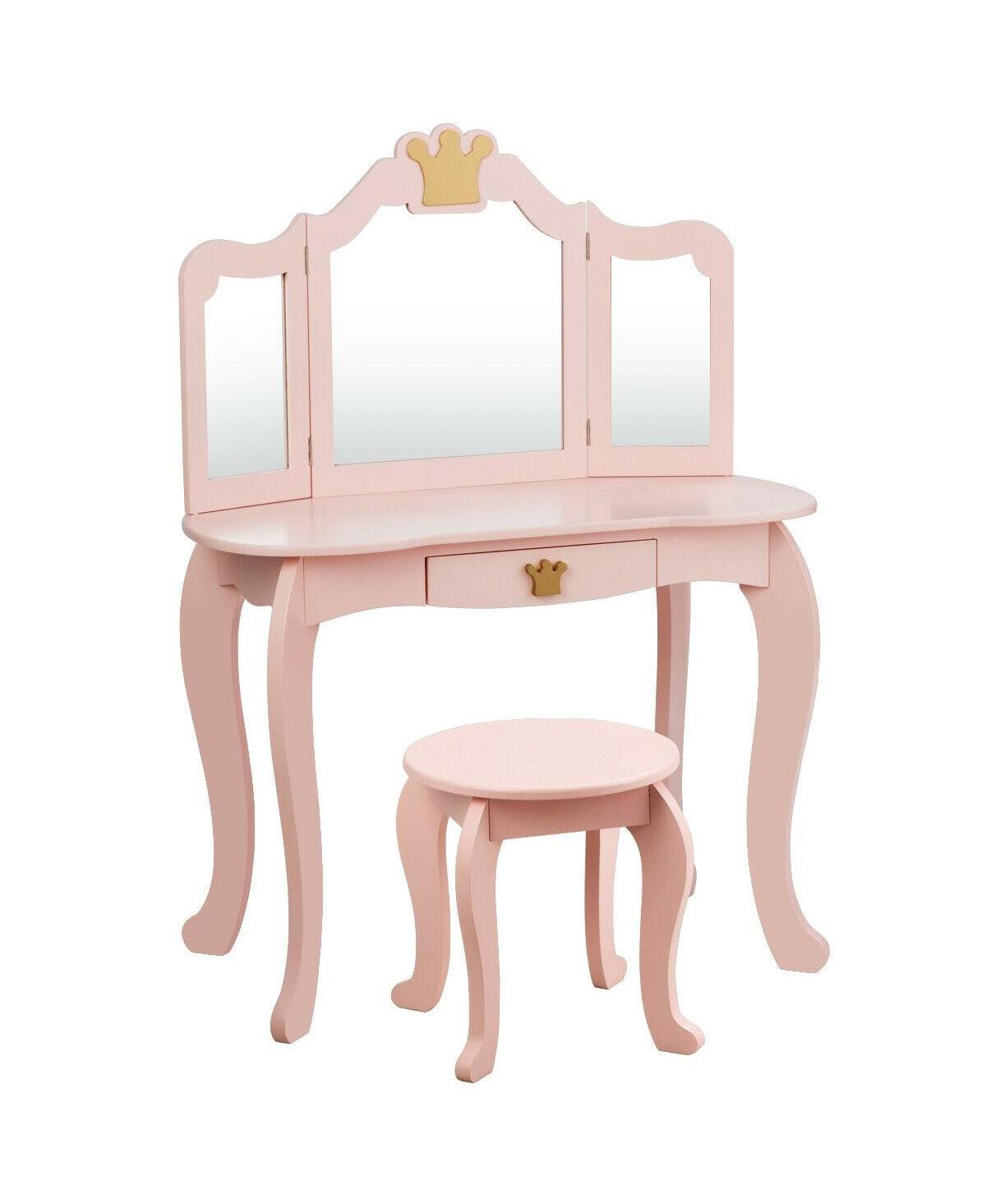 Click here for Kids Makeup Dressing Table with Tri-folding Mirror... prices