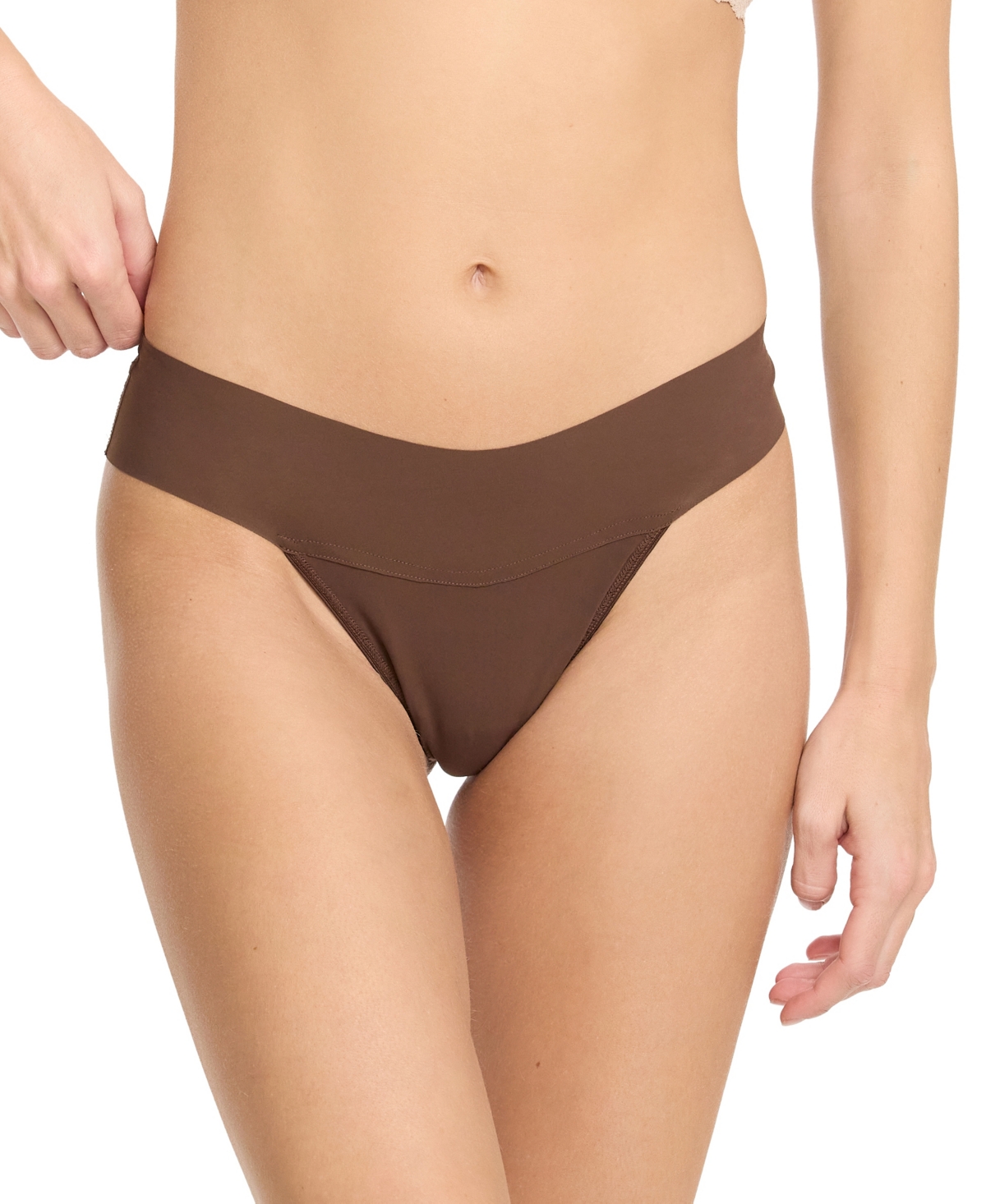 Click here for Hanky Panky Womens Breathe Soft Natural Rise Thong... prices