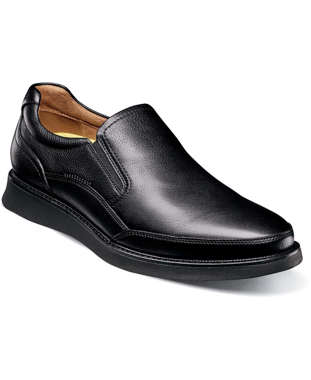 Click here for Florsheim Mens Launch Moc Toe Slip On Sneaker - Bl... prices