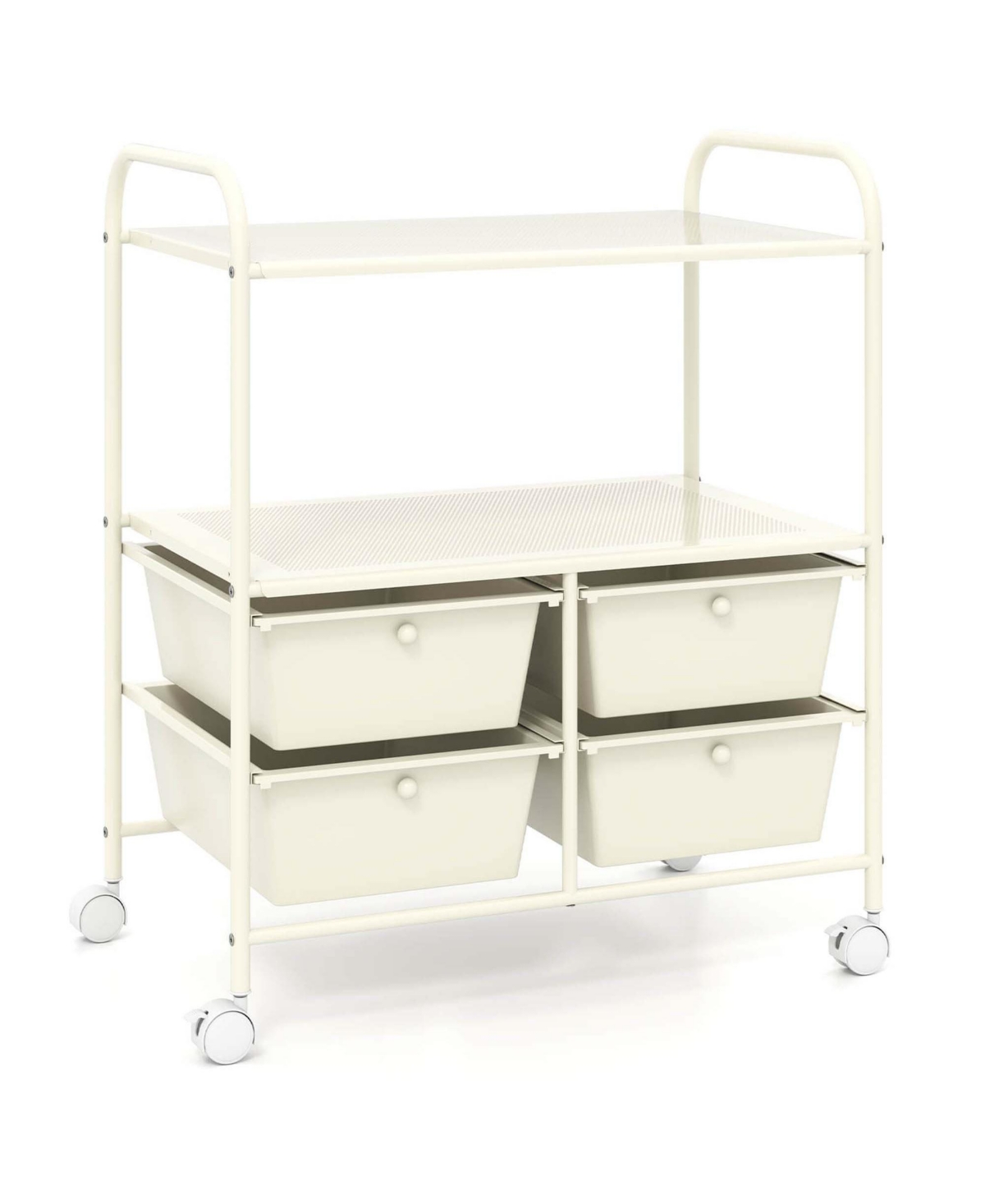 Click here for 4Drawer Rolling Storage Cart shelf Scrapbook Paper... prices