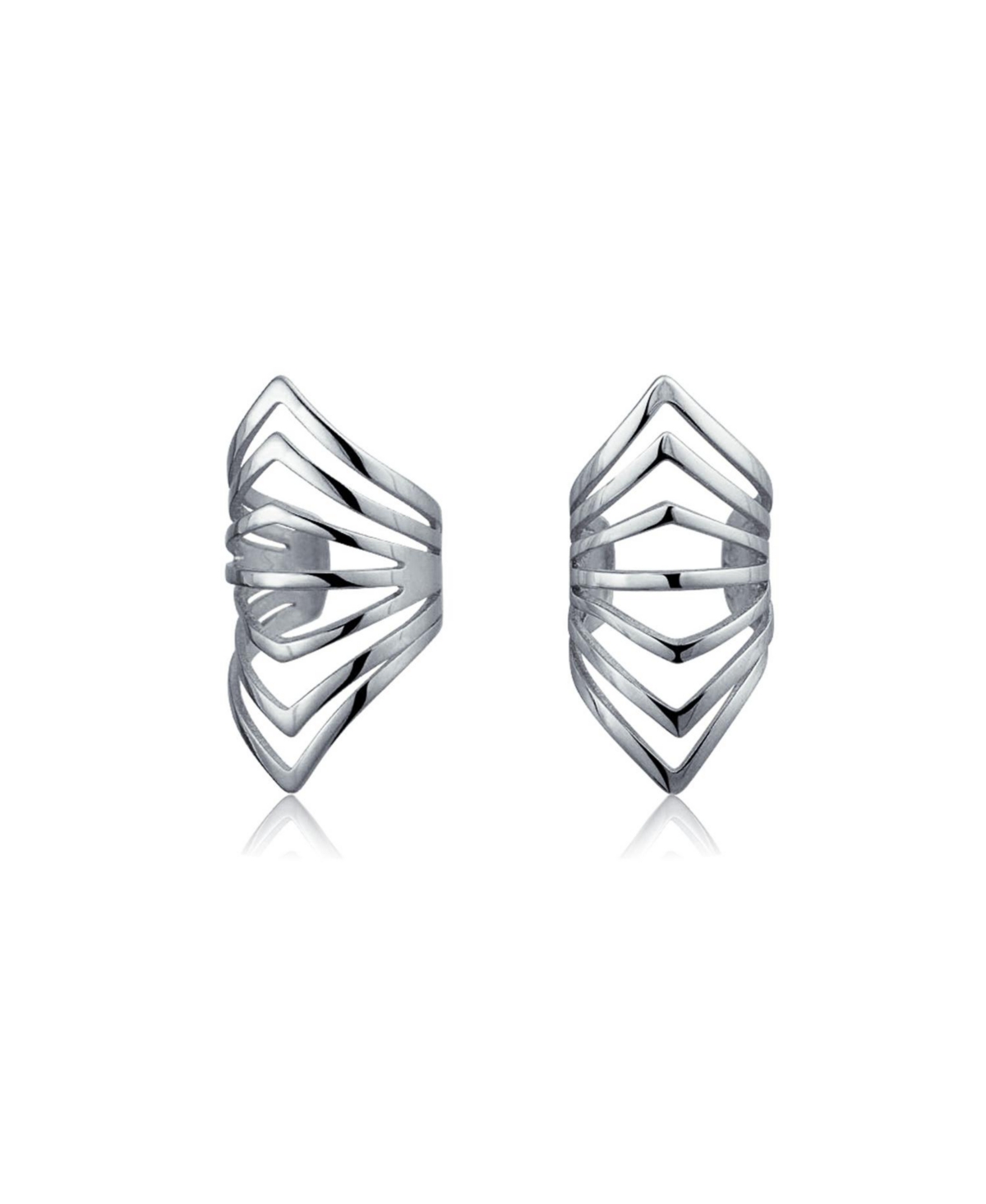 Click here for Bling Jewelry Minimalist Chevron Ear Cuff Cartilag... prices