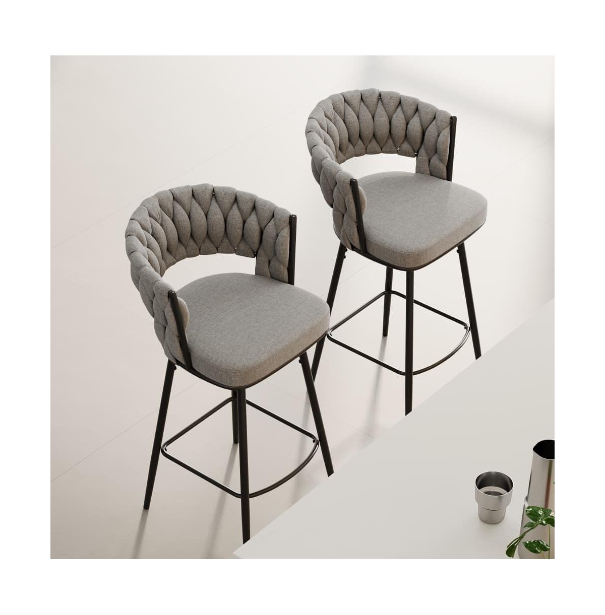 Click here for Set of 2 Swivel Bar Stools  360 Adjustable Counter... prices