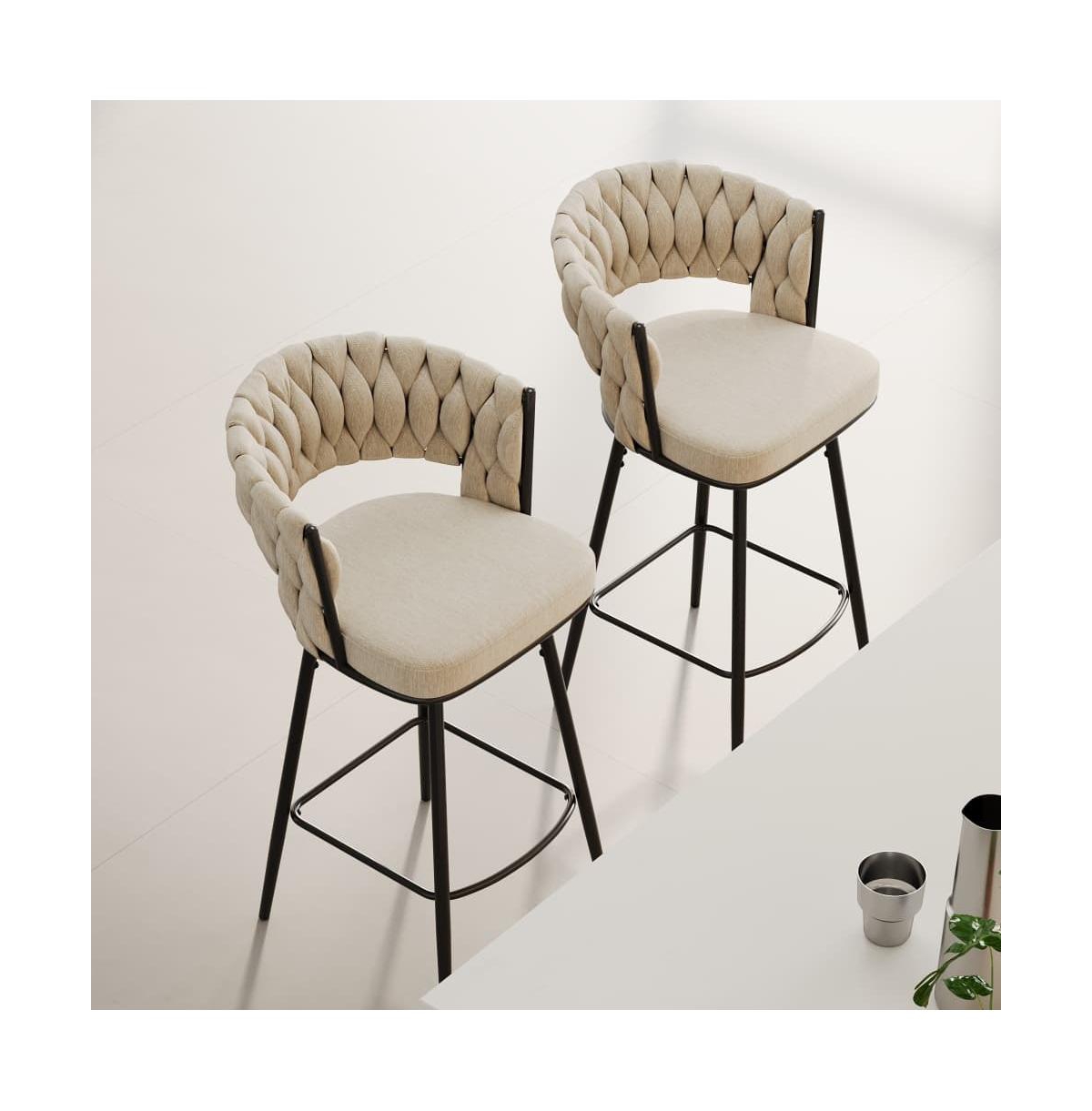 Click here for Set of 2 Swivel Bar Stools  360 Adjustable Counter... prices