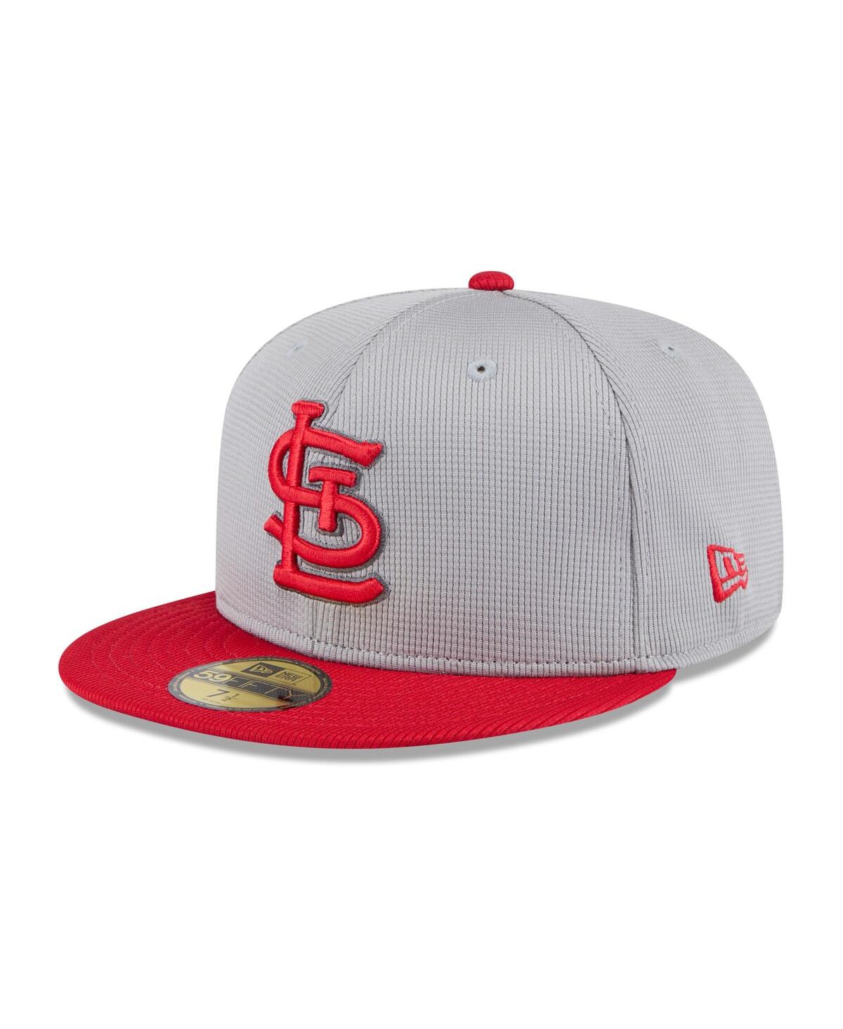 Click here for New Era Mens Gray/Red St. Louis Cardinals 2025 Bat... prices