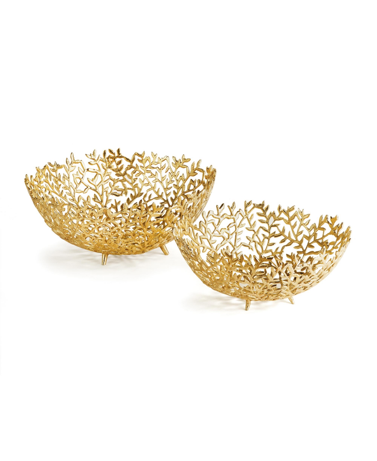 Click here for Celine Decorative Bowls  Set Of 2 - Gold prices