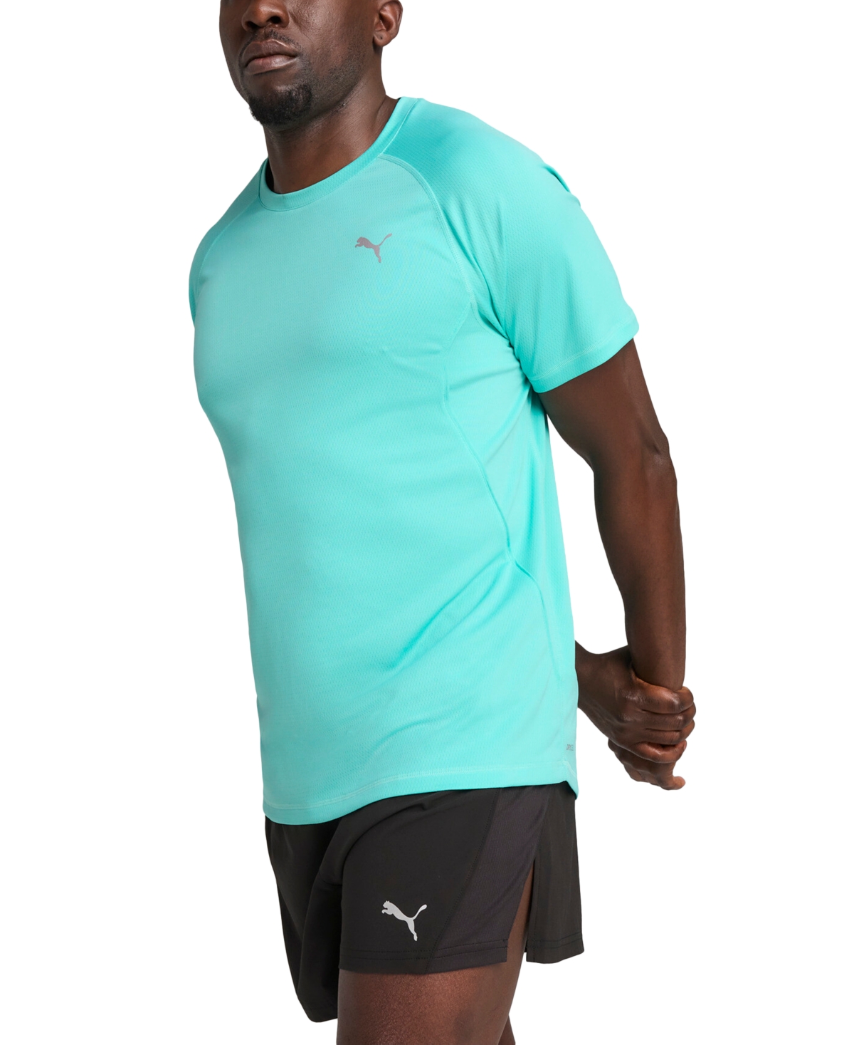 Click here for Puma Mens Run Velocity T-Shirt - Aquatic prices