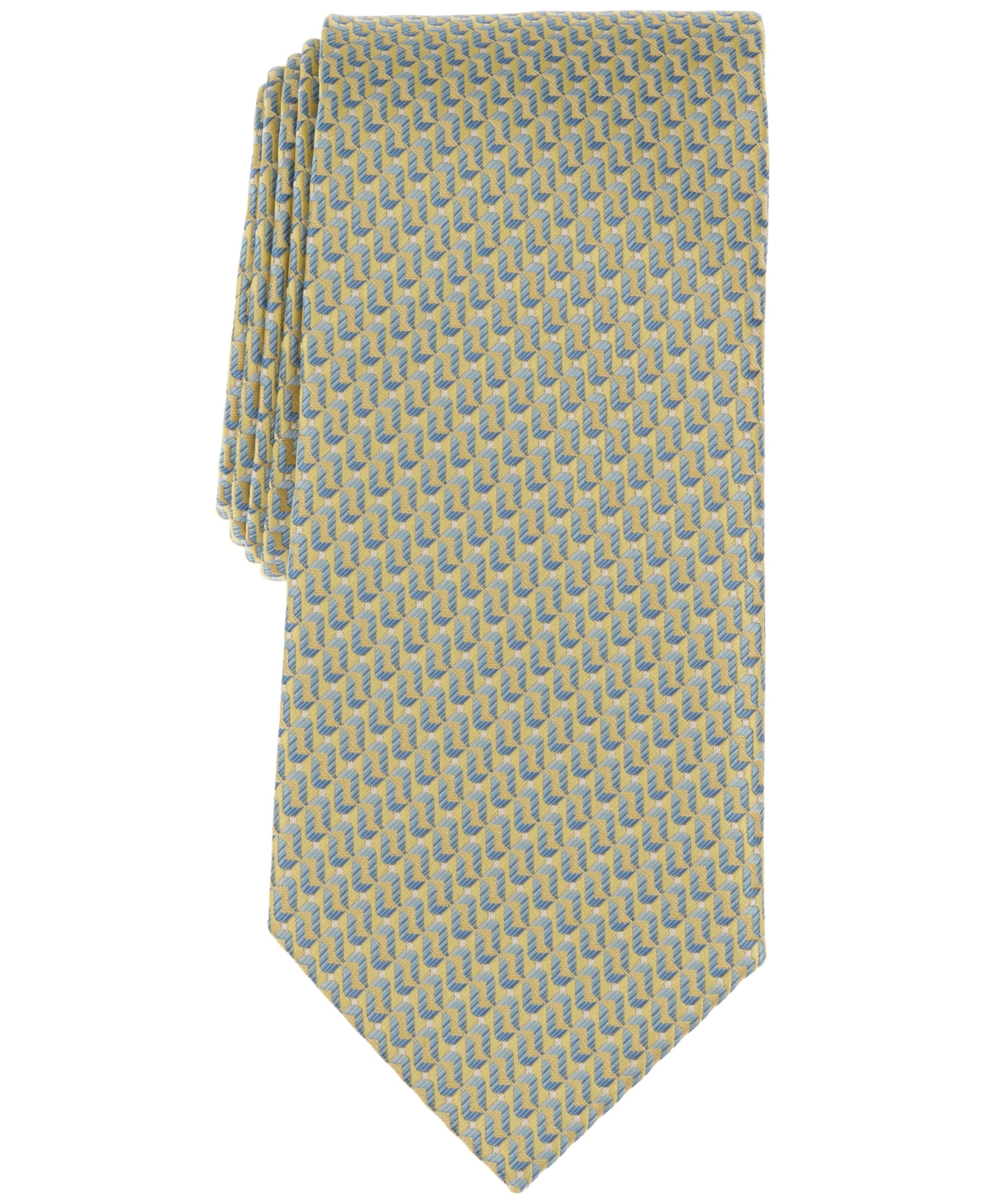 Click here for Perry Ellis Mens Langer Classic Geometric Tie - Ye... prices