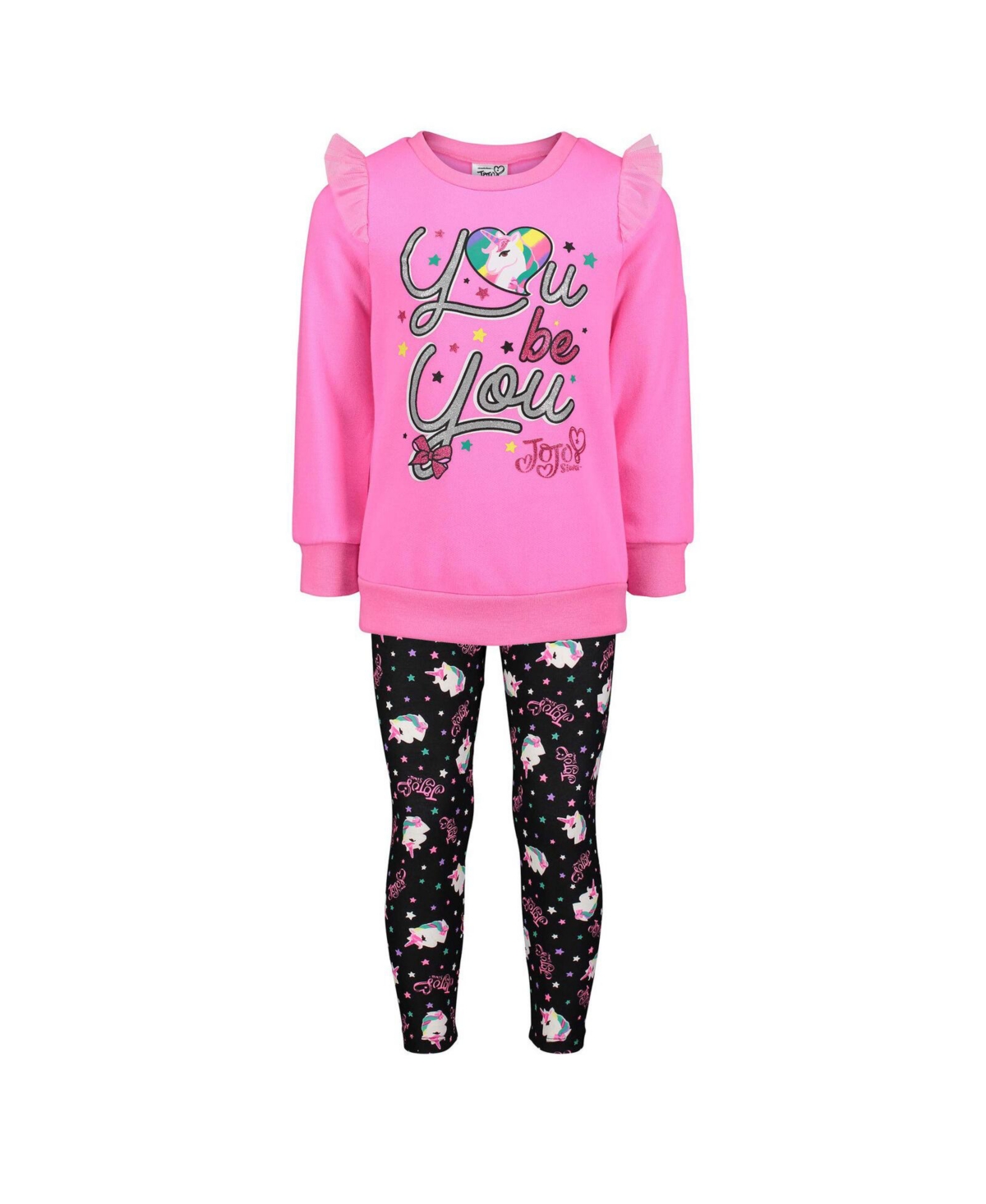 Click here for Jojo Siwa Little Girls Fleece Sweatshirt and Leggi... prices