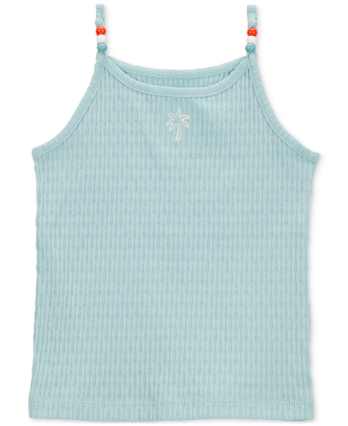 Click here for Carters Toddler Girls Floral Ribbed Tank Top - Blu... prices