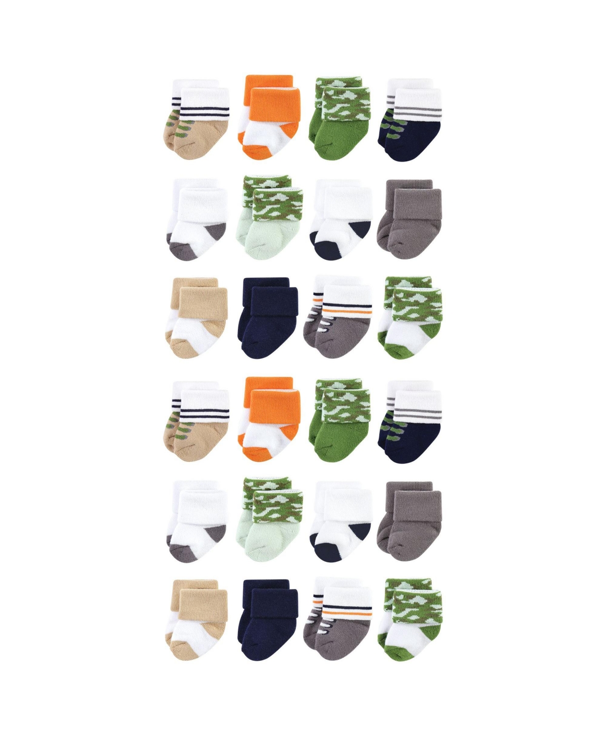 Click here for Luvable Friends Baby Boys Cotton Rich Terry Socks... prices