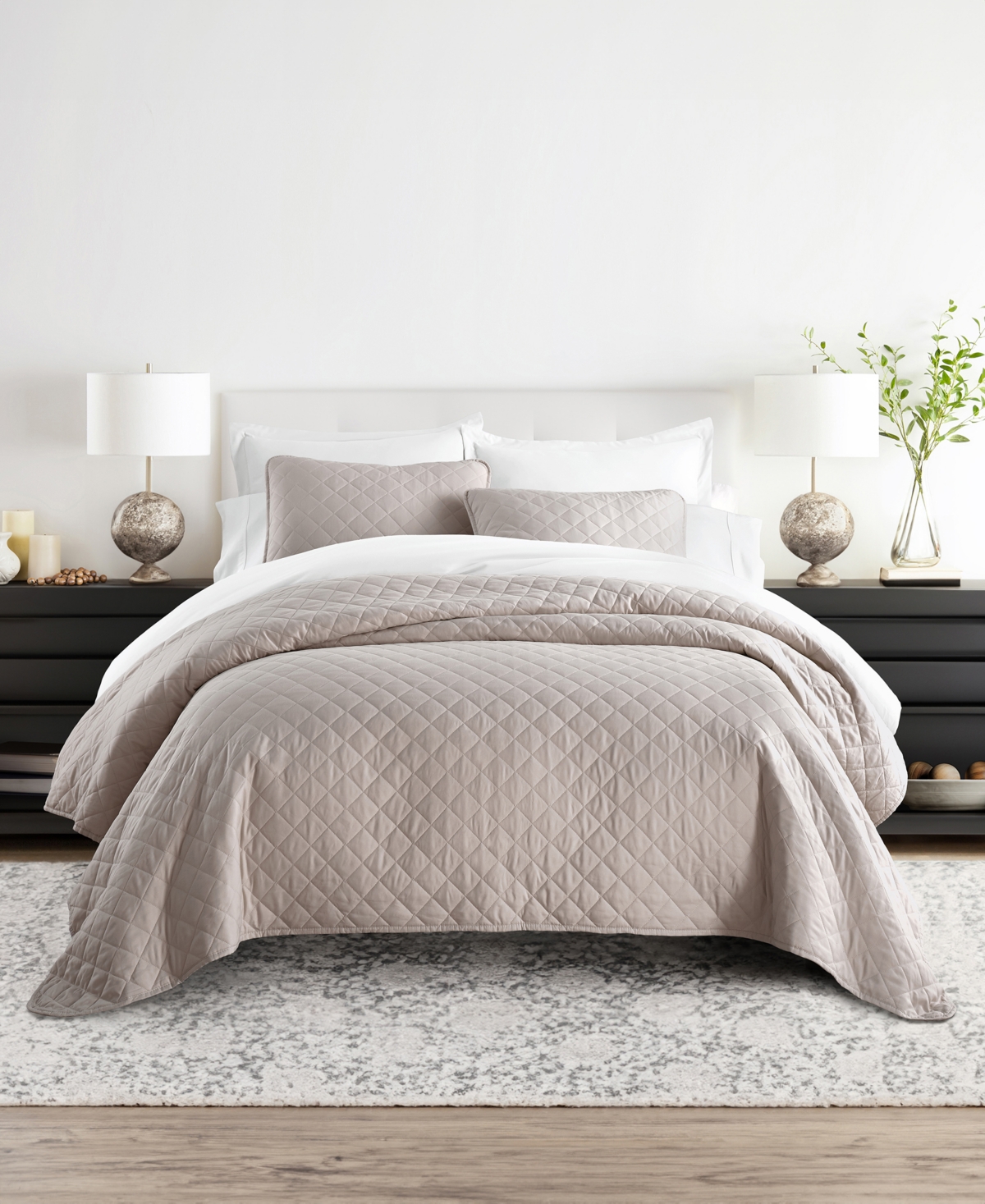 Click here for ienjoy Home Diamond Stitch 3-Pc. Lightweight Quilt... prices