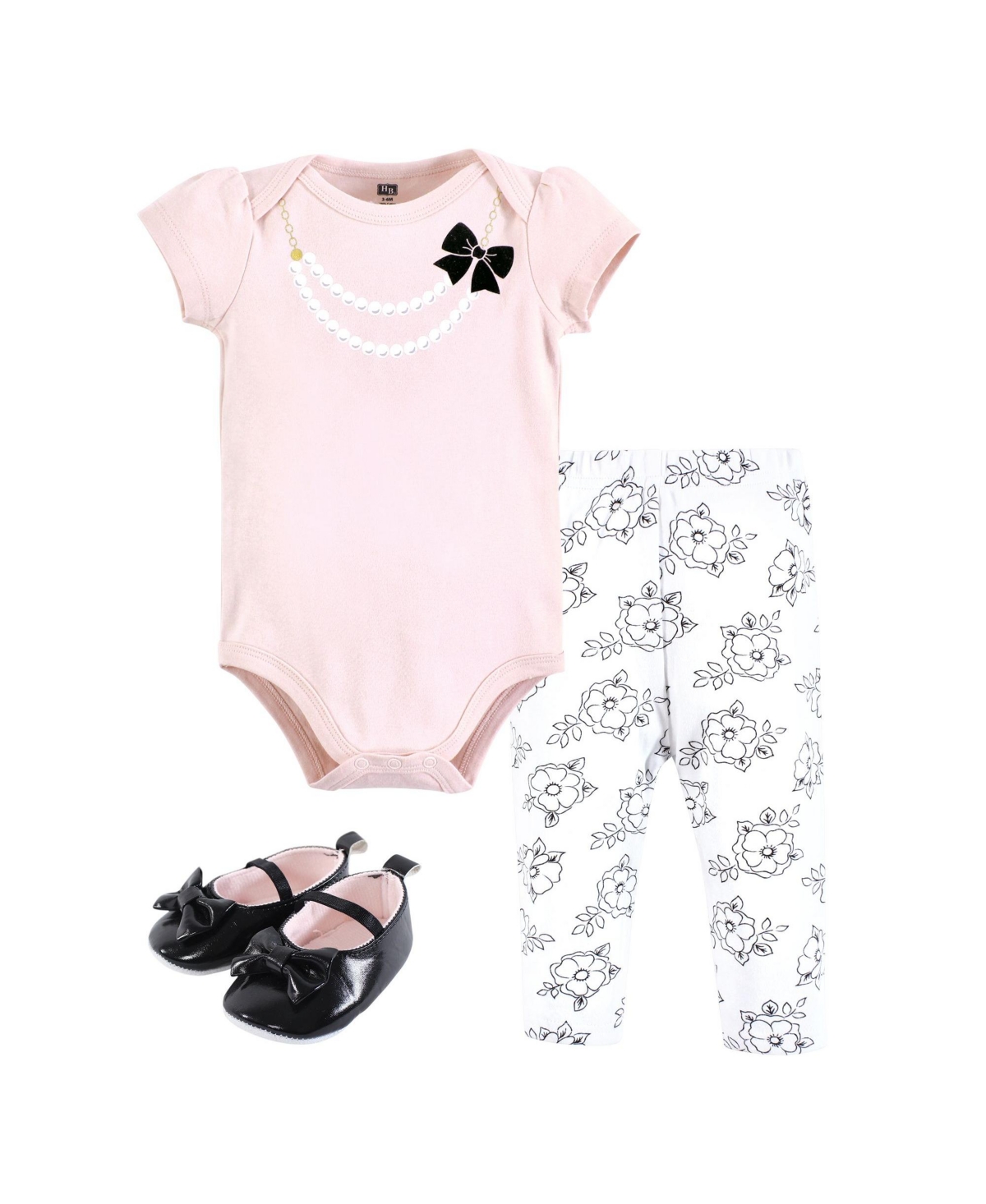 Click here for Hudson Baby Baby Girls Hudson Cotton Bodysuit  Pan... prices