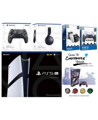 Sony Playstation 5 Pro Bundle with Black Pulse Headset, Extra ...