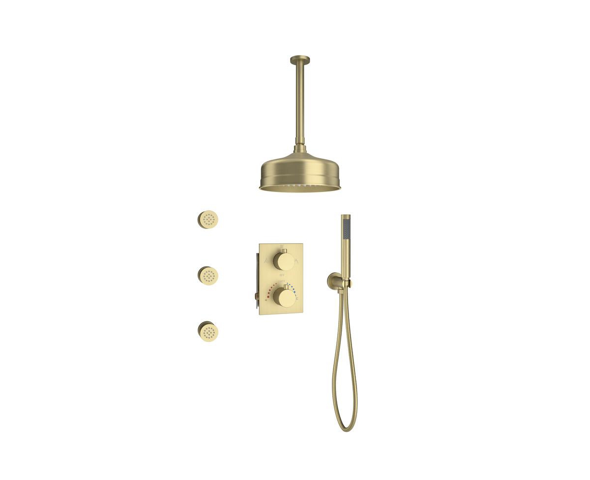 Click here for Casainc 8 Inch Ceiling-Mounted Thermostatic Shower... prices