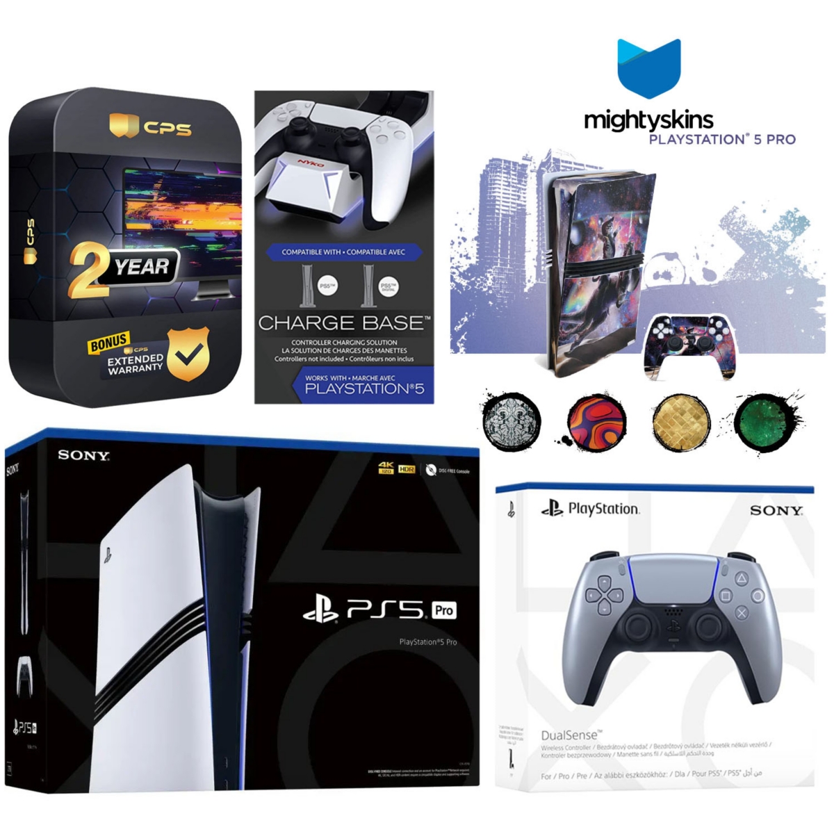 Click here for Sony PlayStation 5 Pro with Extra Controller  Dual... prices