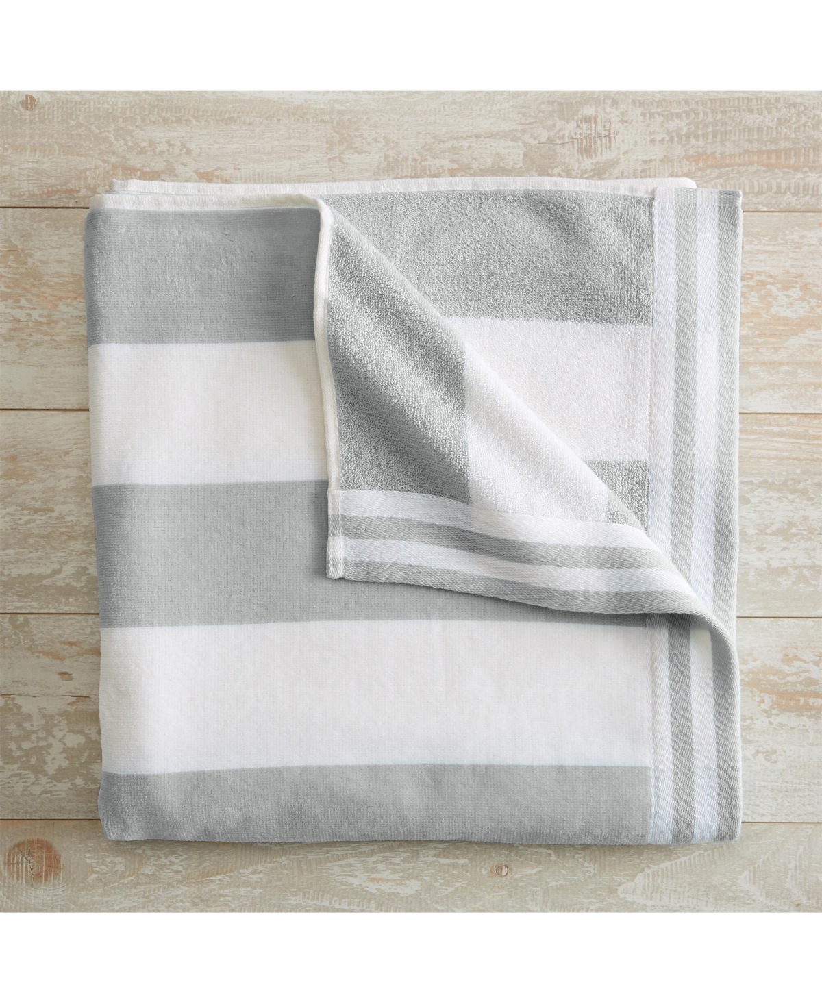 Click here for Linery & Co. 100 Cotton Velour Cabana Stripe Overs... prices
