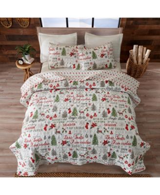 Click here for Linery Co. Holiday Printed Microfiber Quilt Set Wi... prices