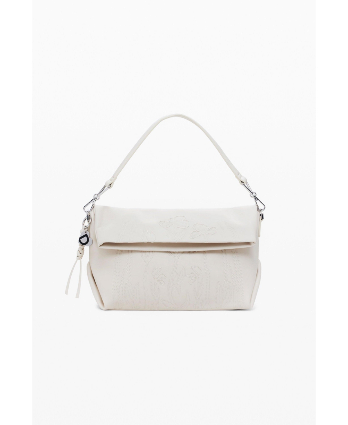 Click here for Desigual Womens Floral handbag - Light beige prices