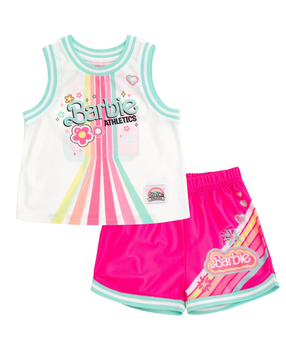 Click here for Barbie Girls Jersey Athletic Tank Top and Shorts O... prices