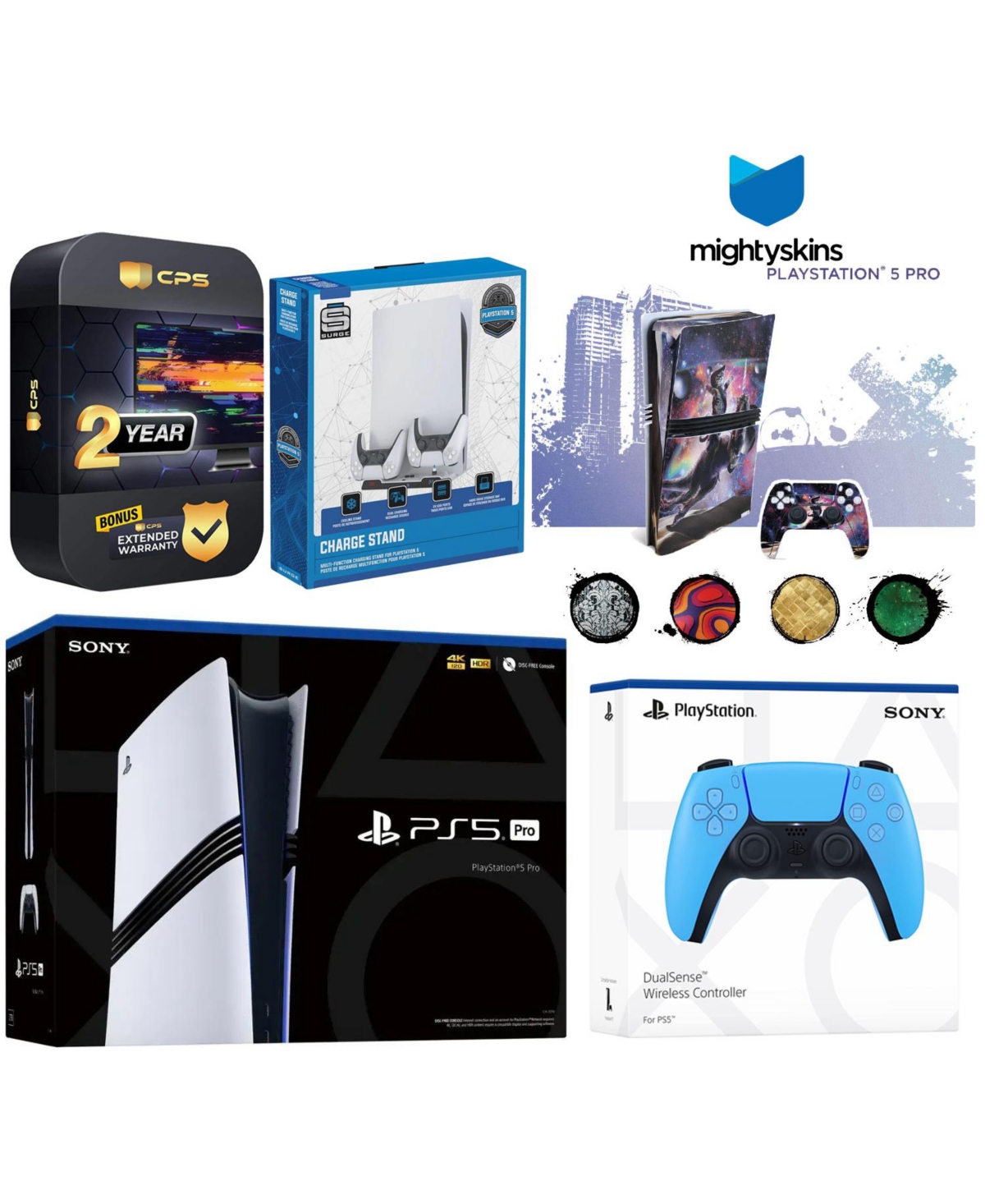 Click here for Sony PlayStation 5 Pro with Extra Controller  Char... prices