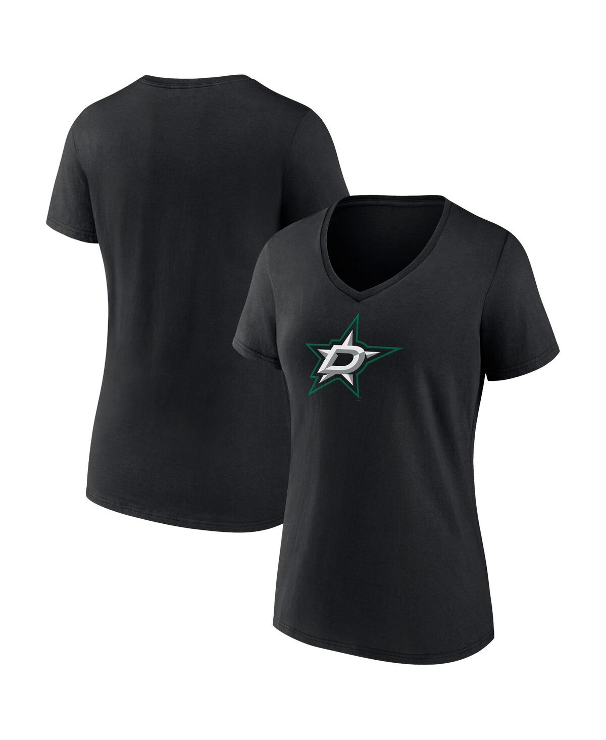 Click here for Fanatics Womens Black Dallas Stars Primary Logo Te... prices