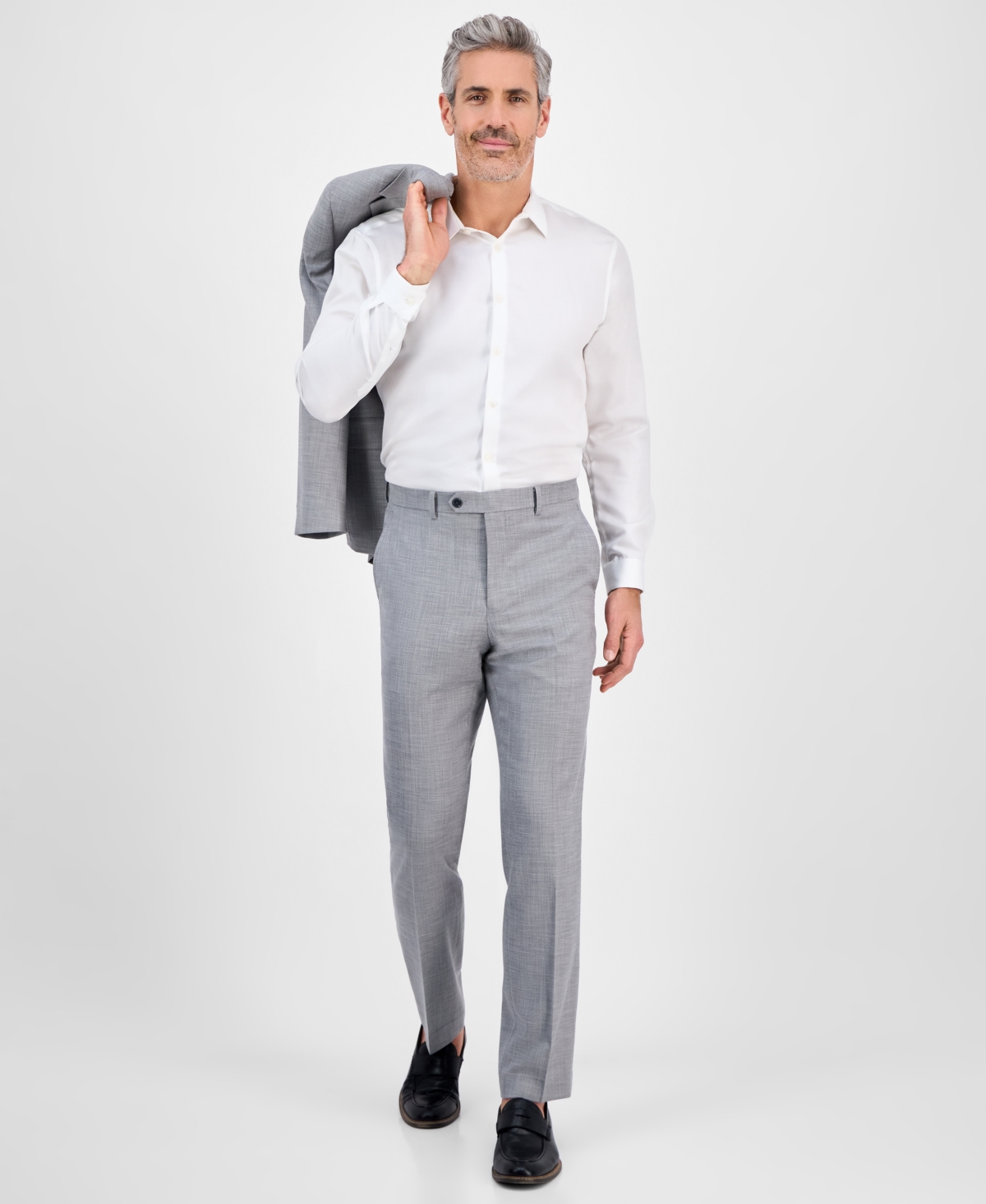 Click here for Tallia Mens Classic Fit Suit Separate Pant - Light... prices