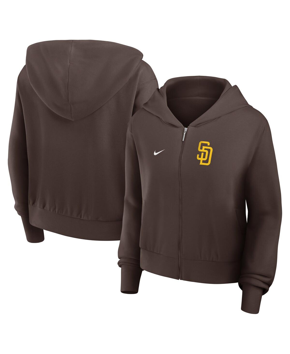 Click here for Nike Womens Brown San Diego Padres Lightweight Ful... prices