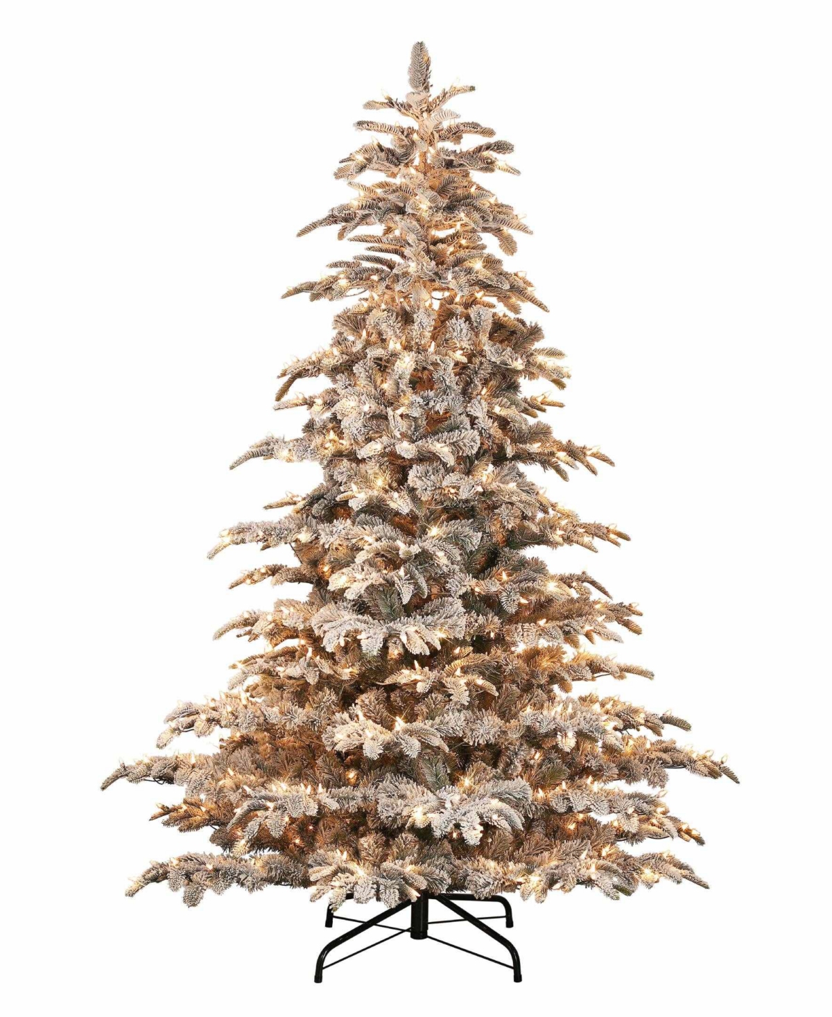 Click here for Puleo 7.5FT Pre-lit Arctic Fir Flocked Artificial... prices
