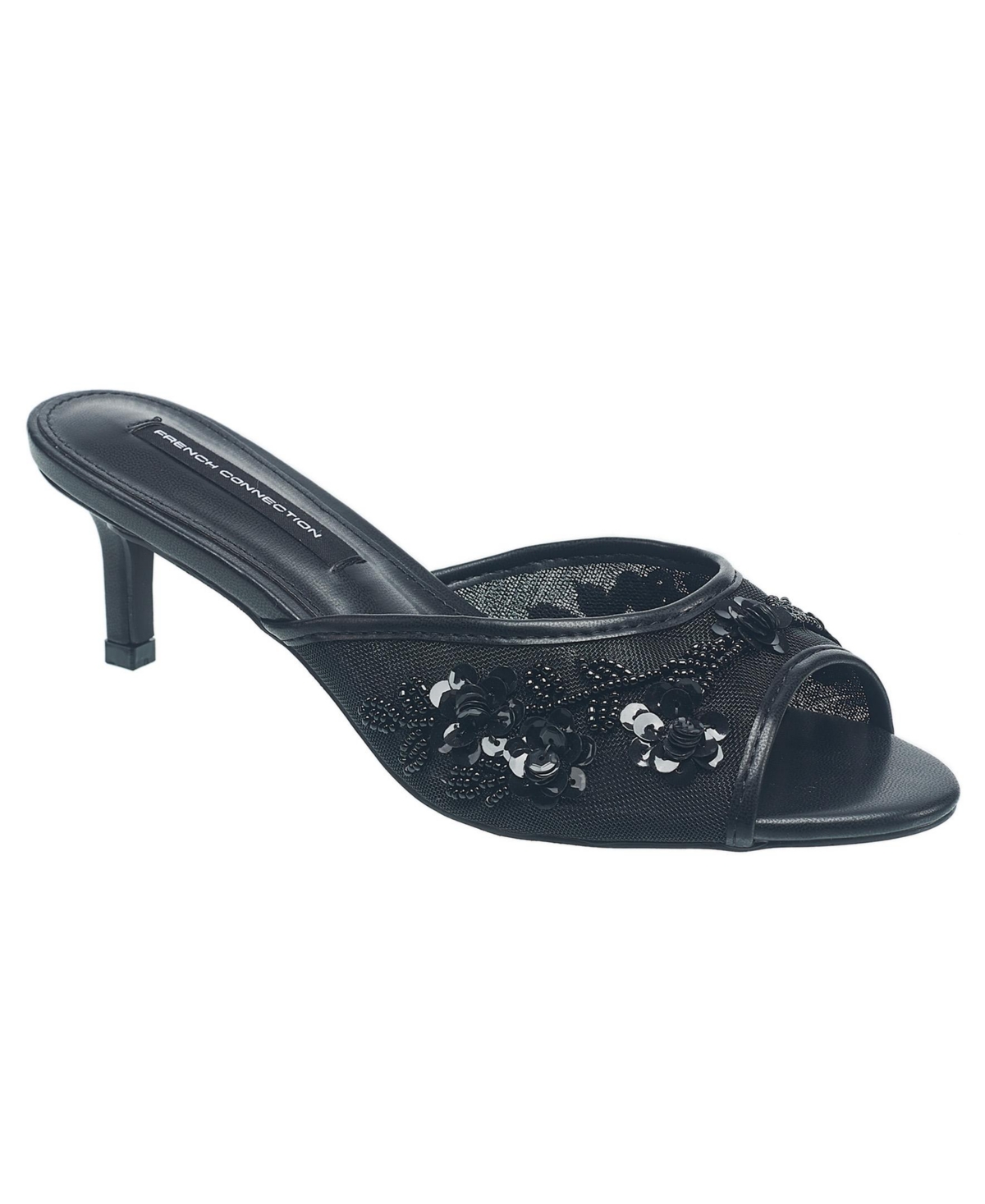 Click here for French Connection Ladies Ritz Mesh Kitten Heel - B... prices