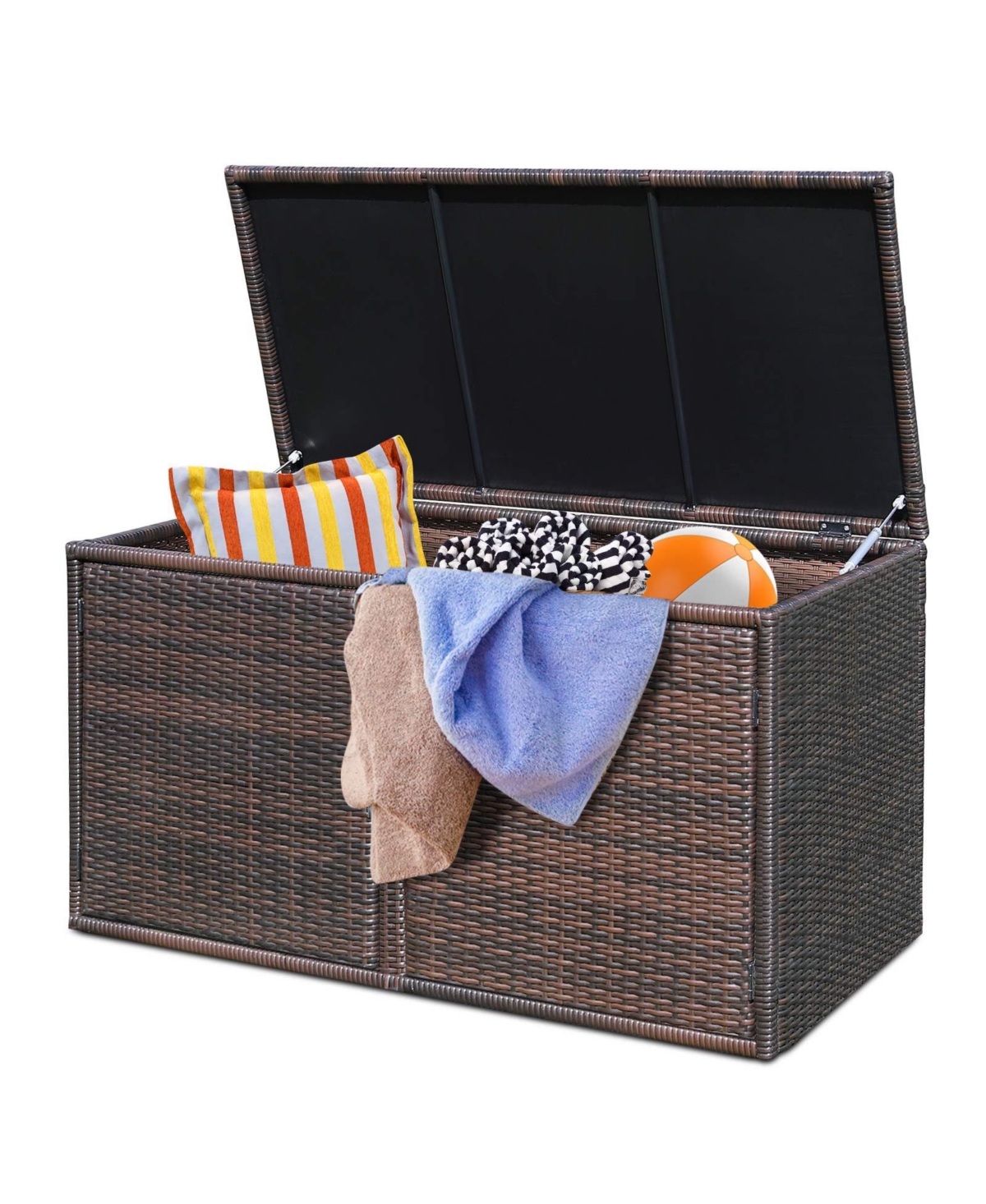 Click here for 88 Gallon Garden Patio Rattan Storage Container Bo... prices