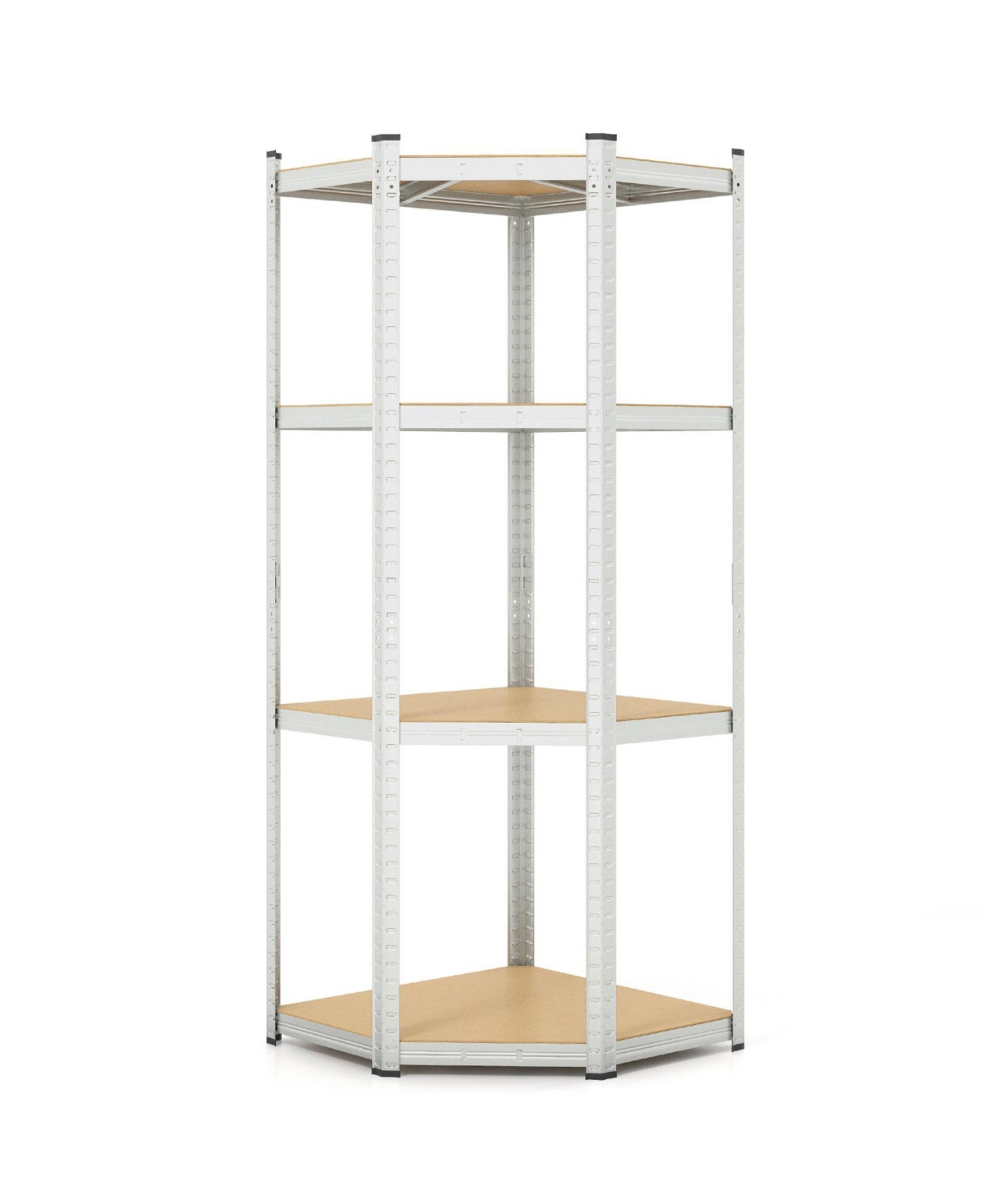 Click here for 4-Tier Corner Shelving Unit Adjustable Garage Stor... prices