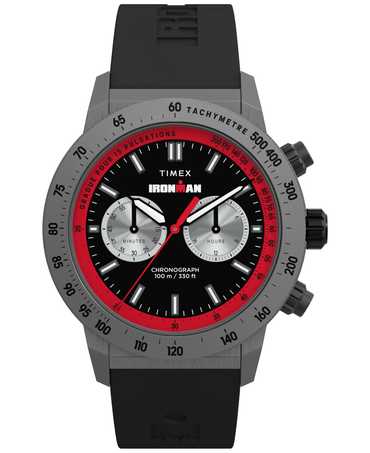 Click here for Timex Mens Chronograph Black Silicone Watch  44mm... prices