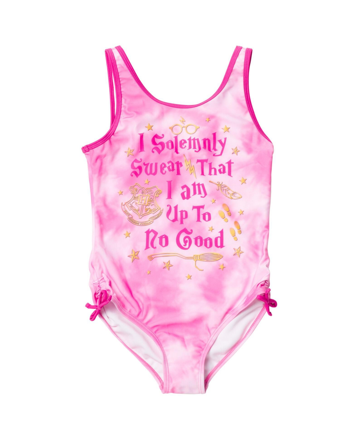 Click here for Harry Potter Girls One Piece Bathing Suit - Pink prices