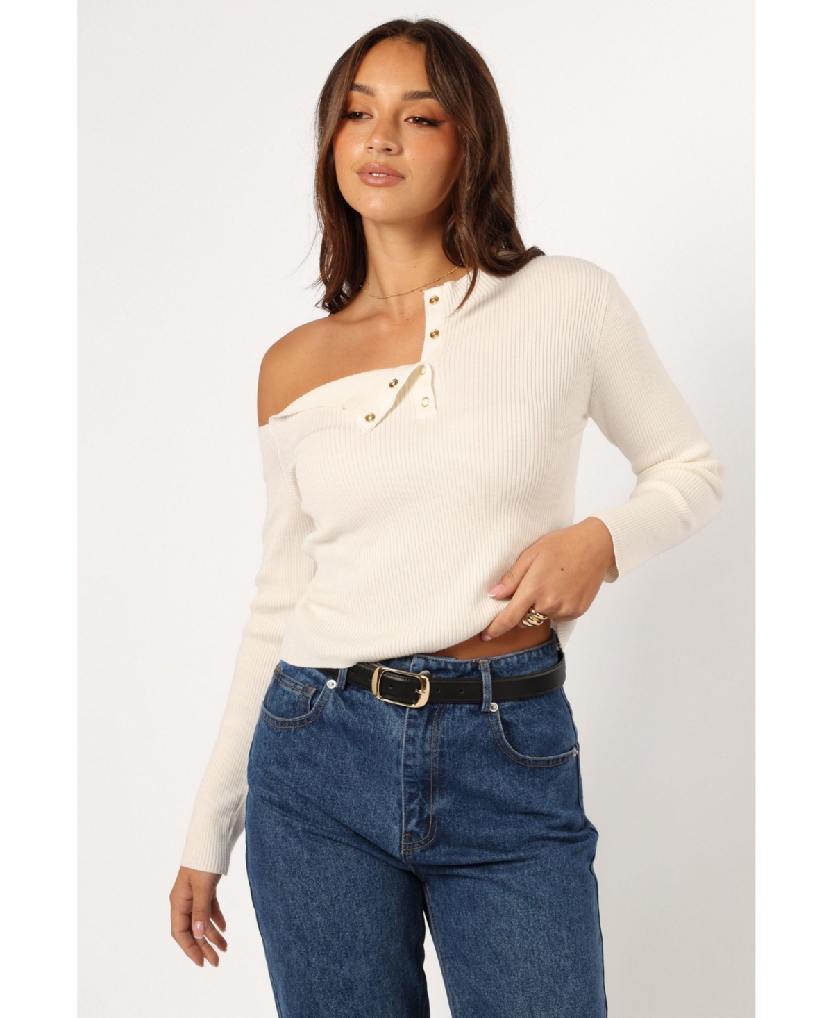 Click here for Petal and Pup Womens Mable Top - White prices
