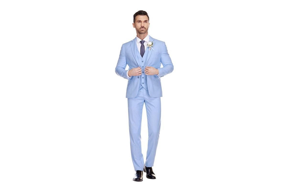 Click here for Braveman Mens 3-Piece Premium Vested 3-Piece Slim... prices