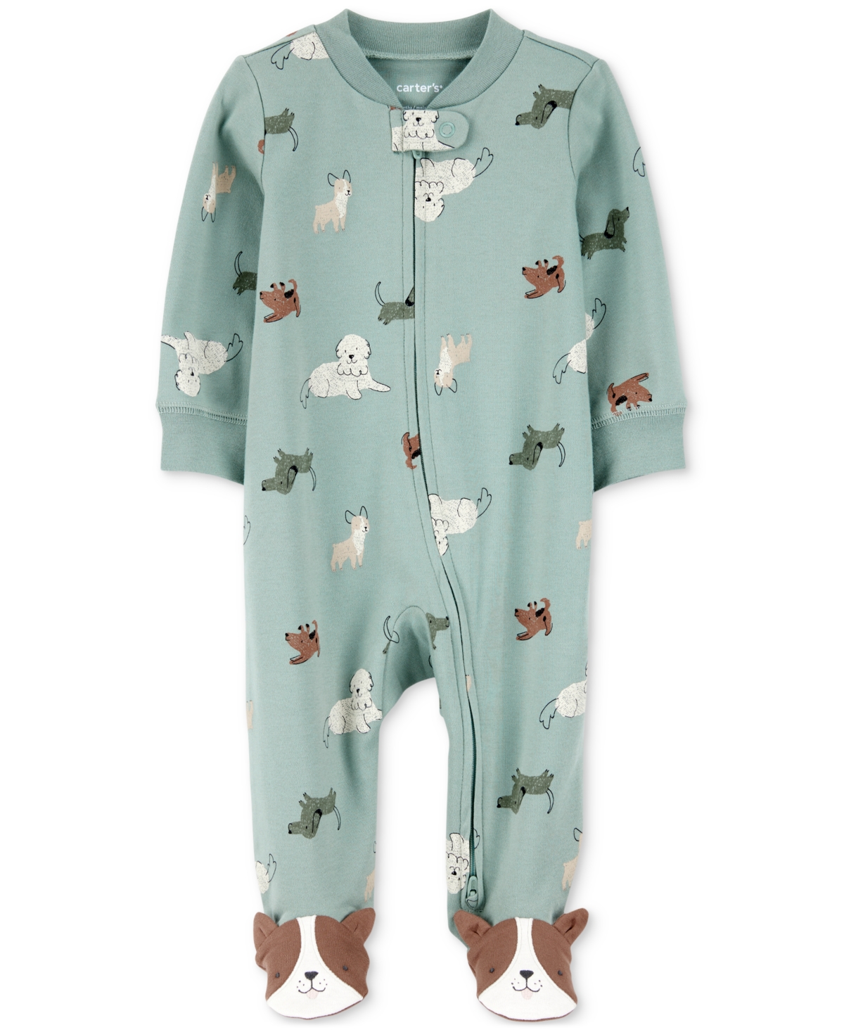 Click here for Carters Baby Boys Cotton Dog-Print Sleep & Play Pa... prices