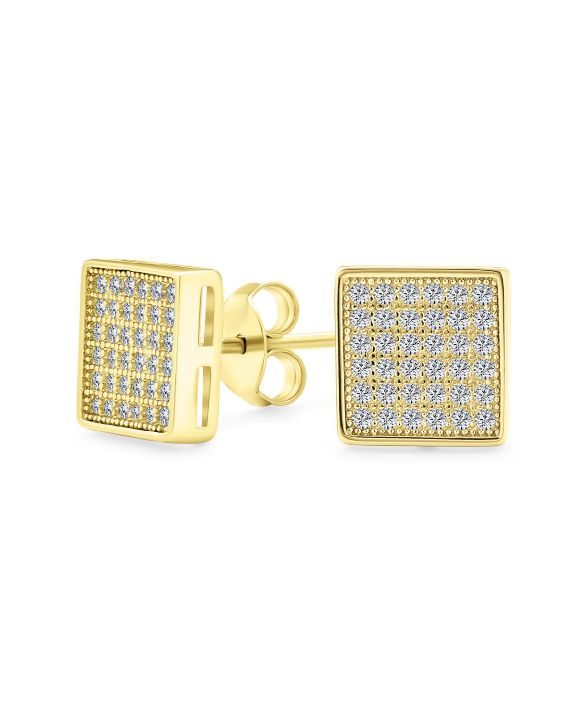 Click here for Bling Jewelry Geometric Hip Hop Square Cubic Zirco... prices
