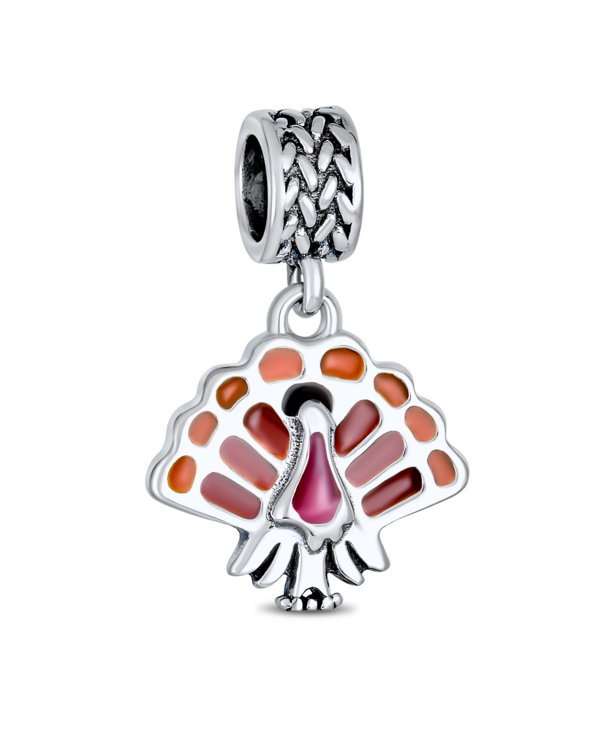Click here for Bling Jewelry Thanksgiving Turkey Dangle Charm Bea... prices