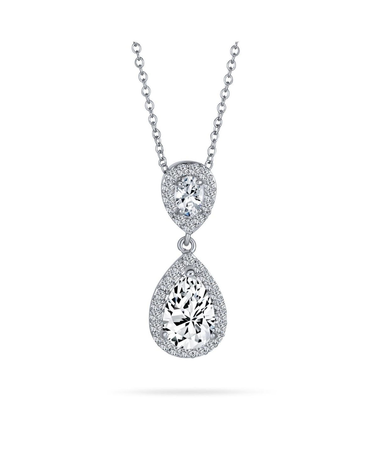 Click here for Bling Jewelry Pear Cubic Zirconia Cz Large Teardro... prices