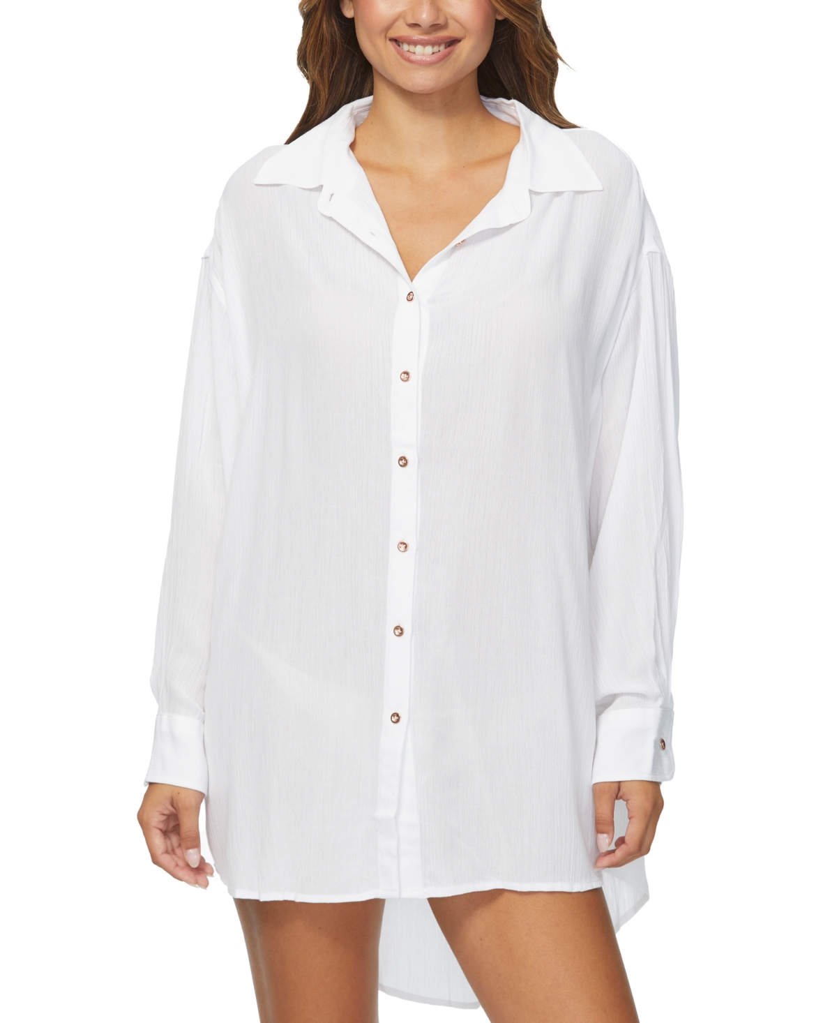 Click here for Raisins Juniors Playa Tunic Cover-Up - White prices
