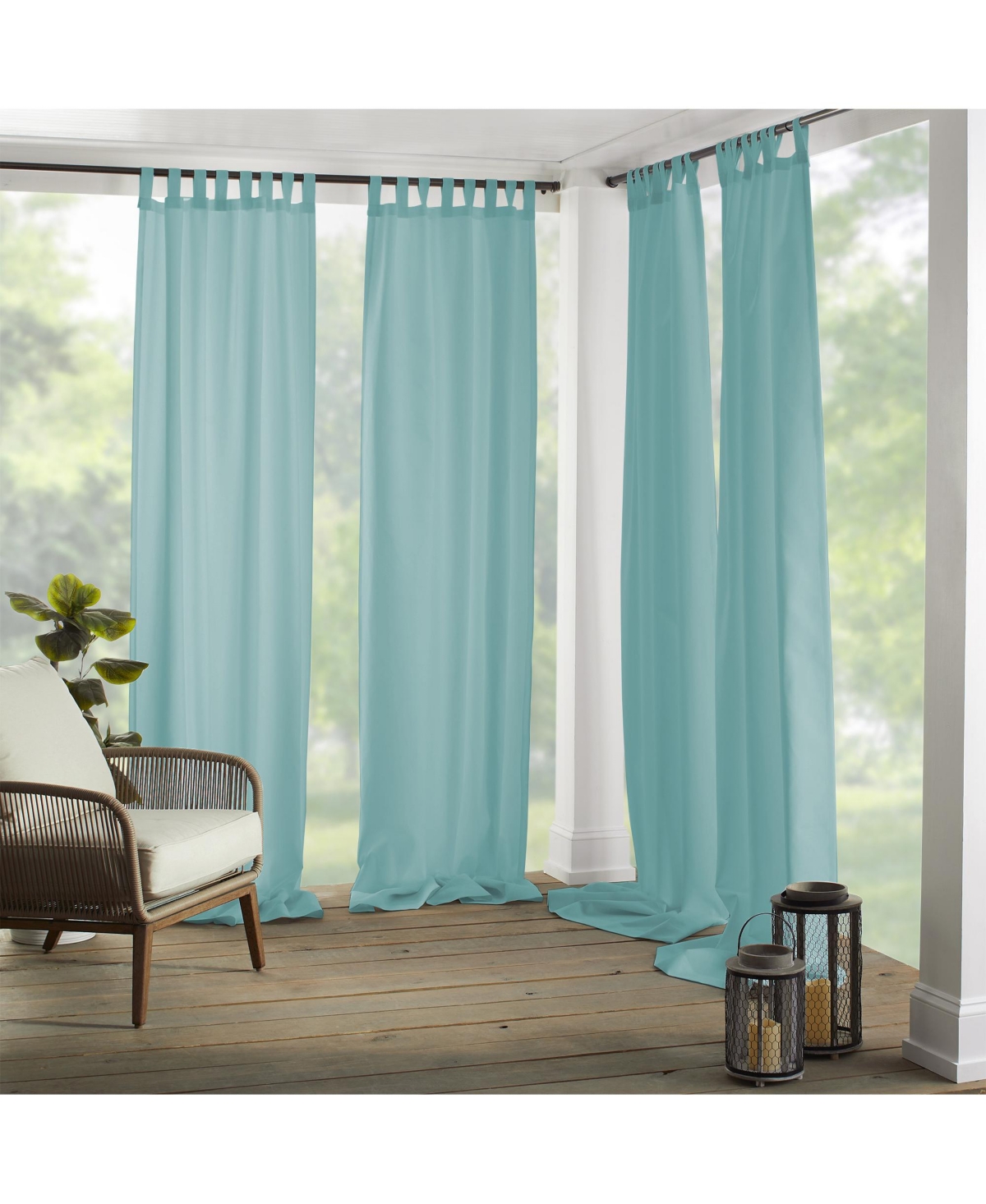 Click here for Elrene Home Fashions Matine Solid Tab Top Indoor/O... prices