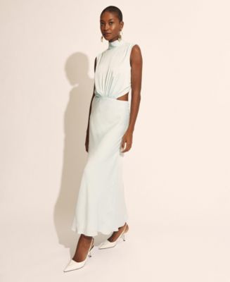 Bardot Women's Delphine High-Neck Cut-Out Maxi Dress - Macy's
