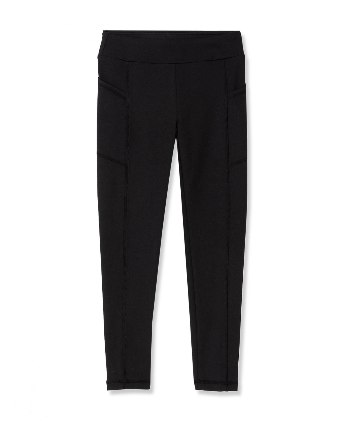 Click here for Lands End Girls Active Leggings - Black prices