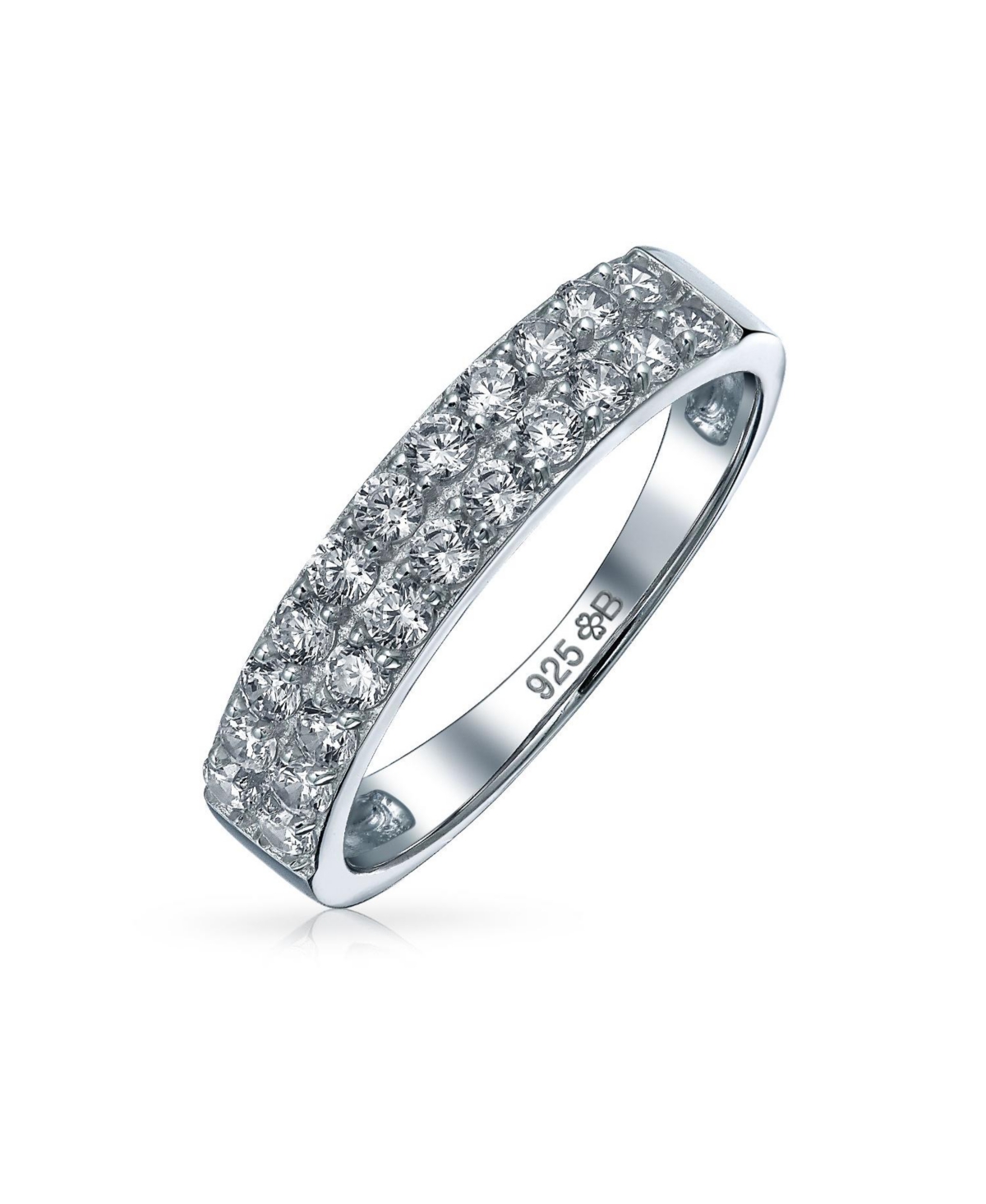 Click here for Bling Jewelry Micro Pave Cubic Zirconia Cz Stackab... prices